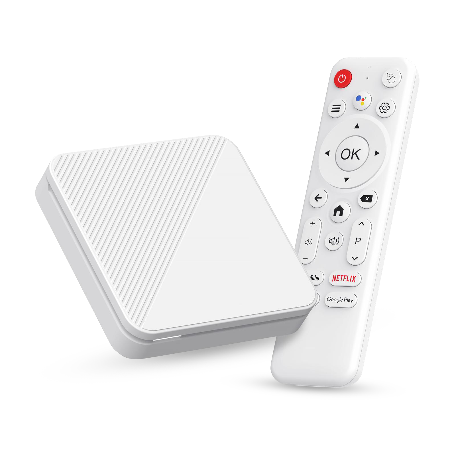 H313 Voice Android TV Box | 4K Smart TV Stick with Remote