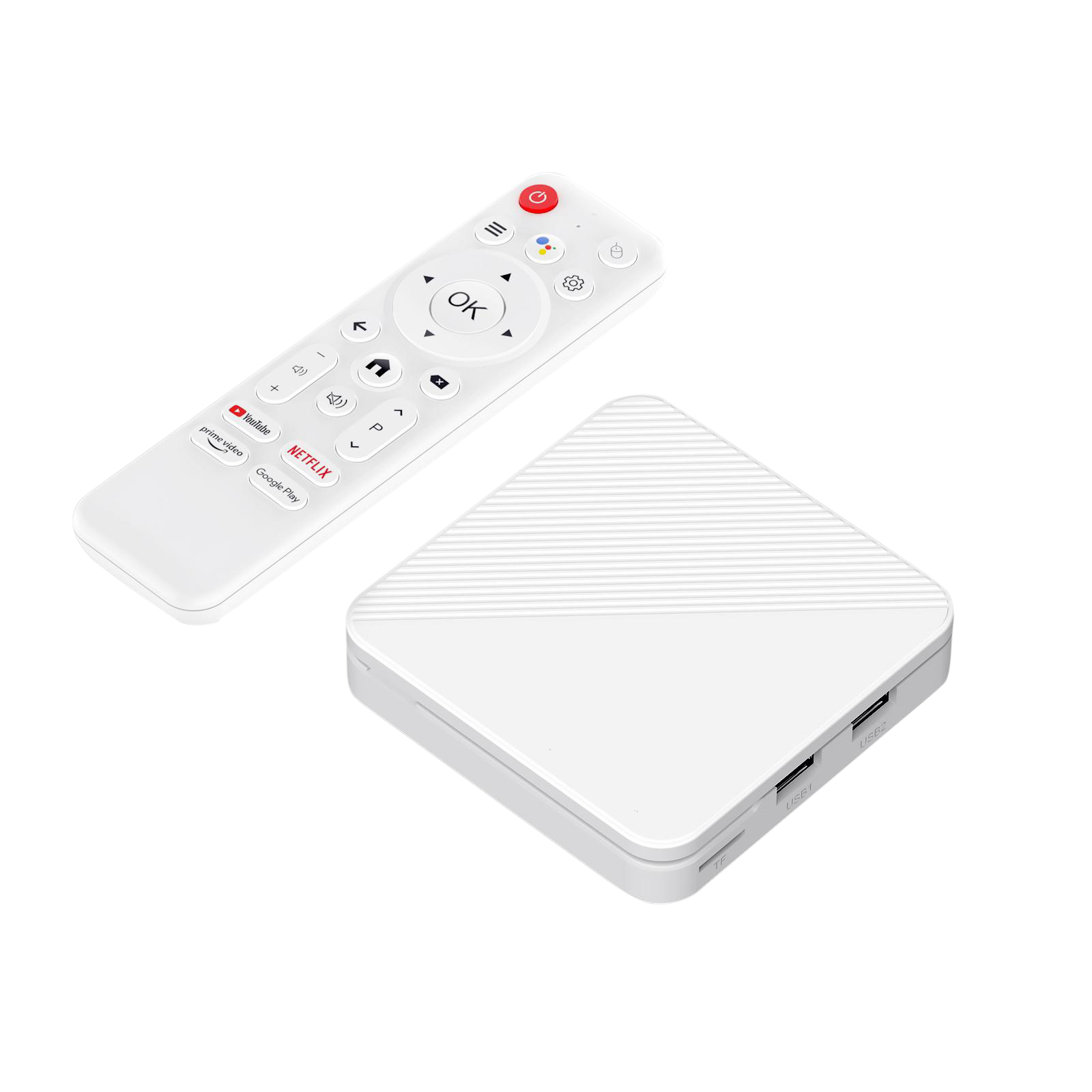 H313 Voice Android TV Box | 4K Smart TV Stick with Remote